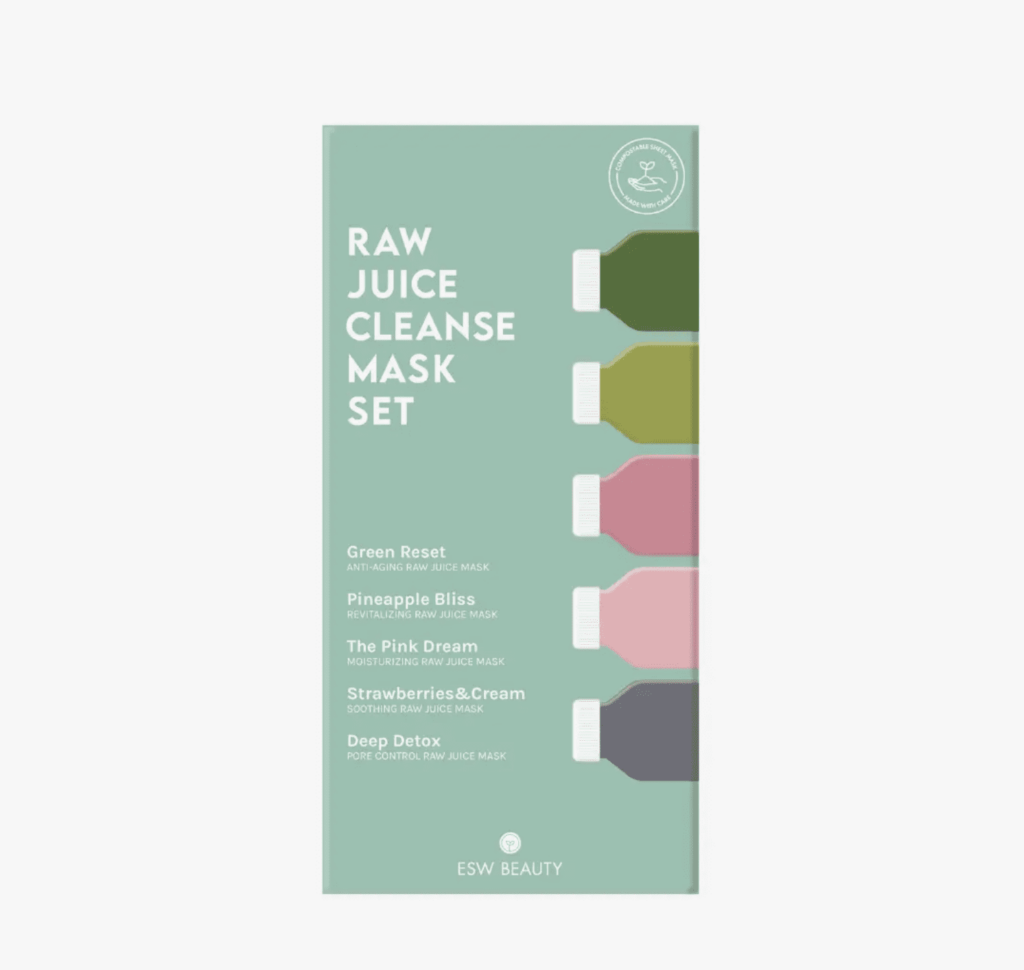 Raw Juice Cleanse Mask Set for Beauty and Skincare